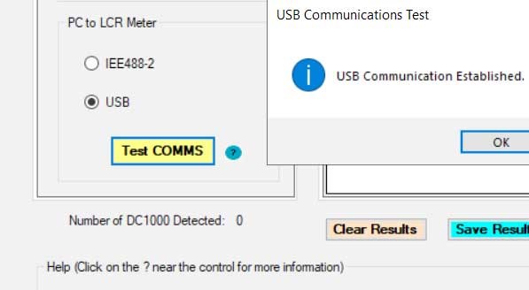 DC1000 Sweep Software
