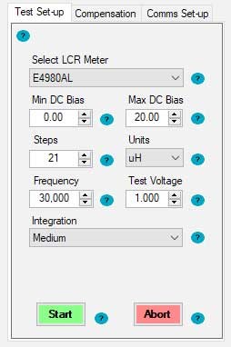 DC1000 Sweep Software