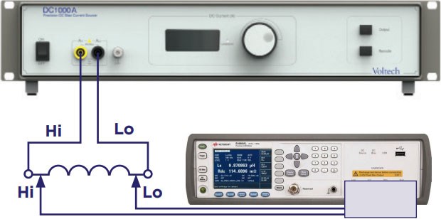DC1000 with an E4980AL LCR meter